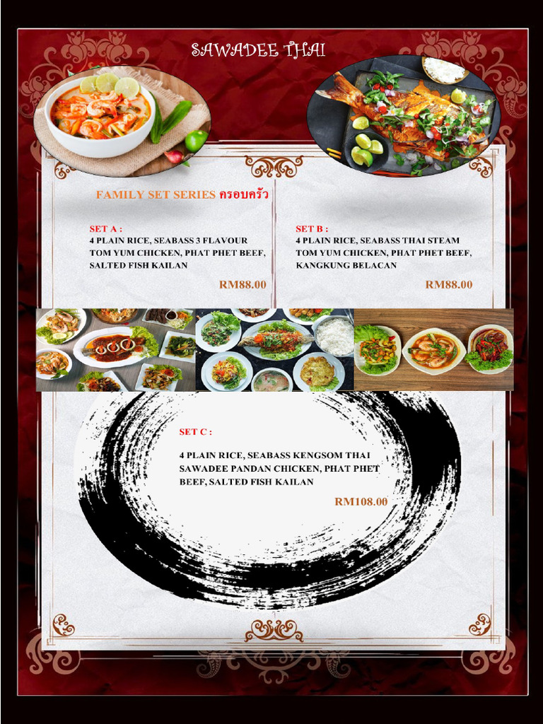 Menu Sawadee 17.6.22 | PDF