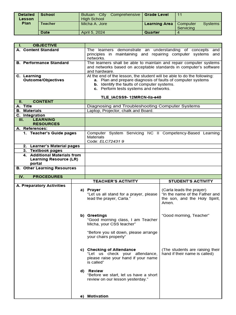 Q4 - DLL Week 1 | PDF | Computer Network | Computer Data Storage