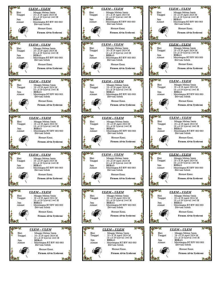 Ulem Ulem Sip | PDF | Seni