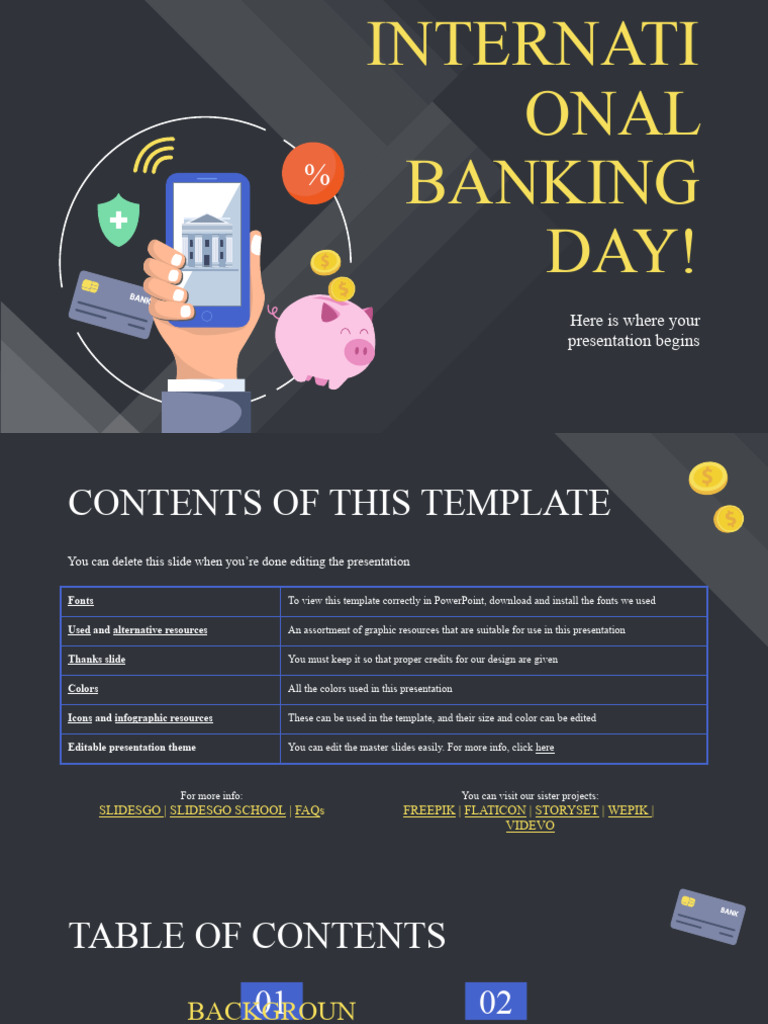 Let's Celebrate International Banking Day! by Slidesgo | PDF | Planets ...