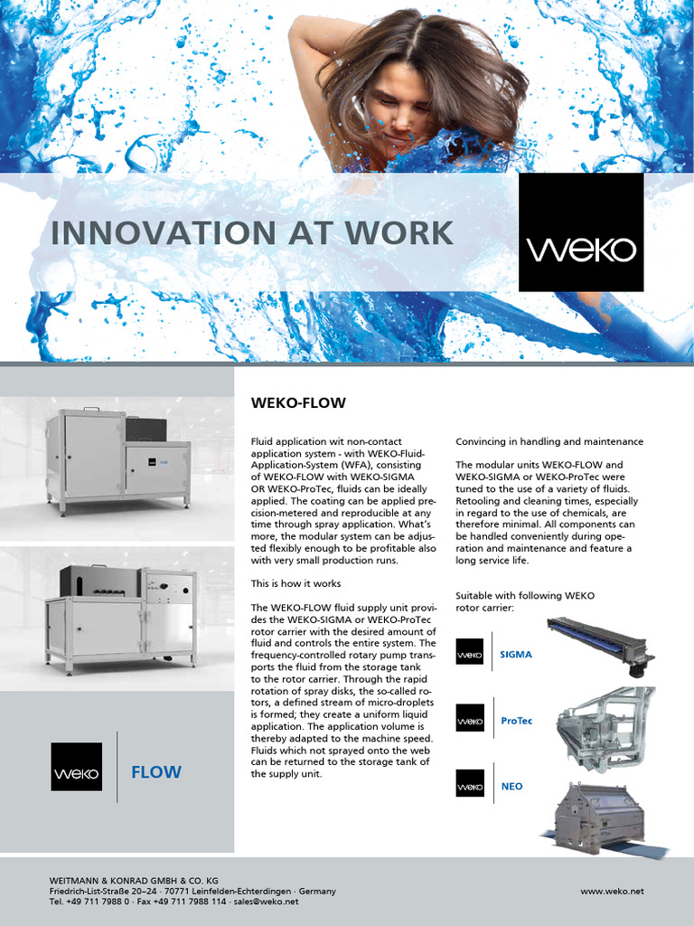 Weko-Flow W | PDF | Pump