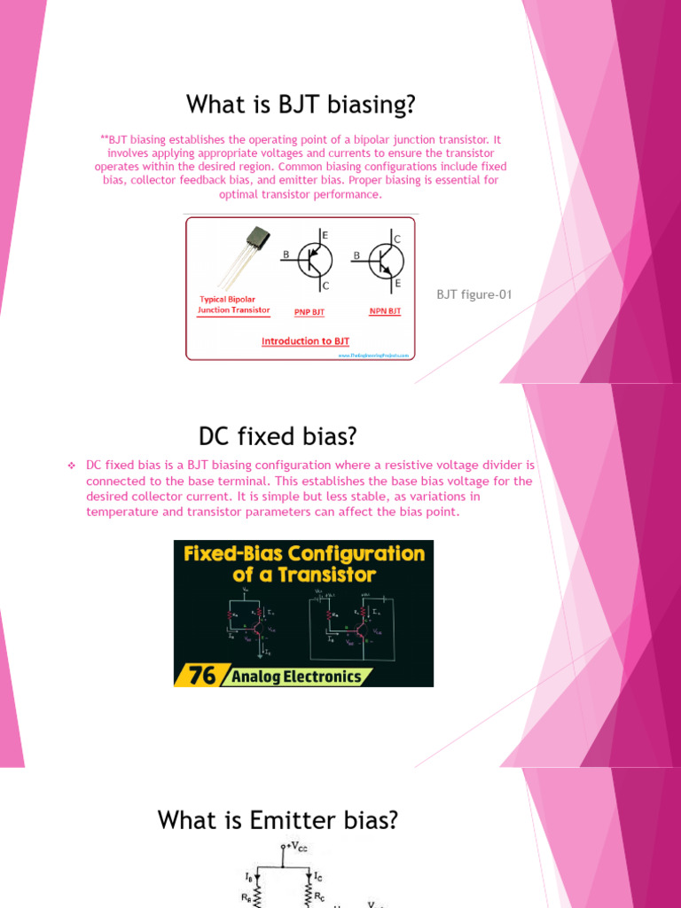 What Is BJT Biasing | PDF | Science & Mathematics | Computers