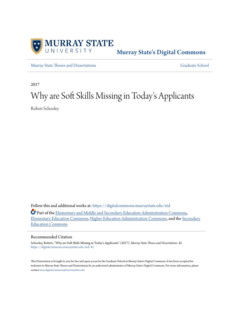 11 - Why Are Soft Skills Missing in Todays Applicants | PDF | Employment | Skill