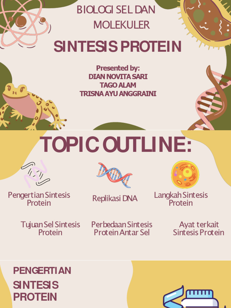 Sintesis Protein | PDF | Kesehatan Holistik | Sains & Matematika