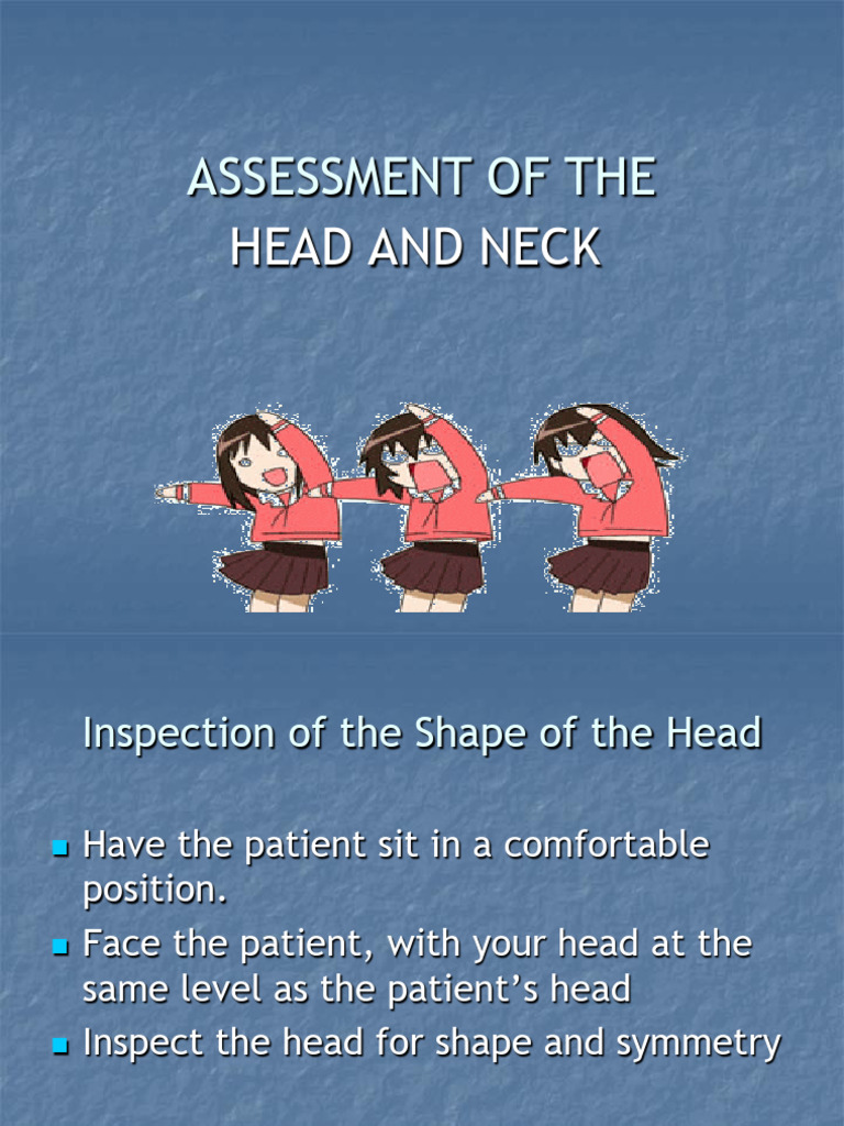 Head and Neck Assessment Guide | PDF | Skull | Neck