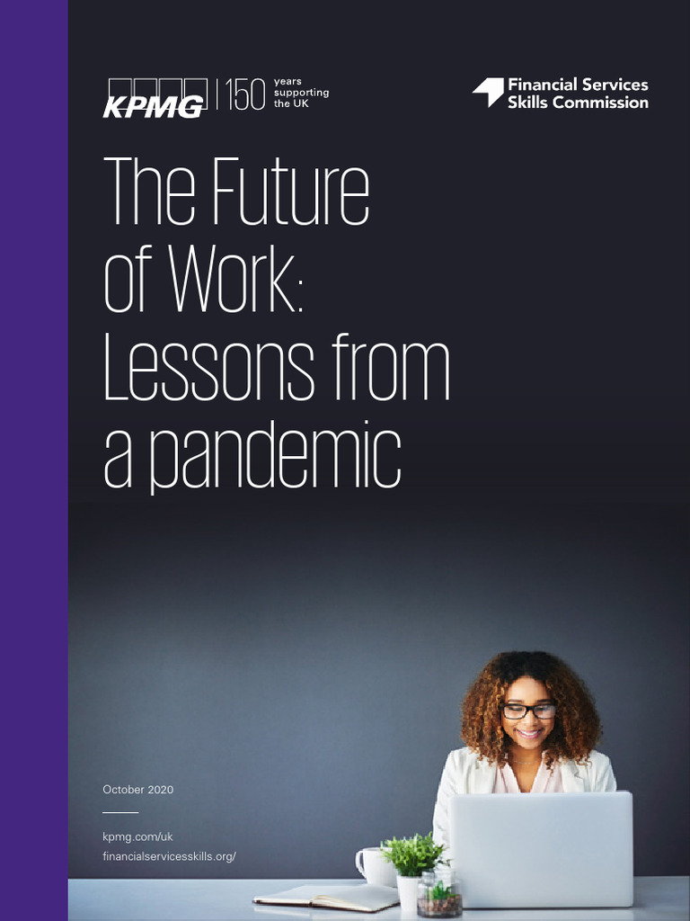 The Future of Work Lessons From A Pandemic October 2020 | PDF ...