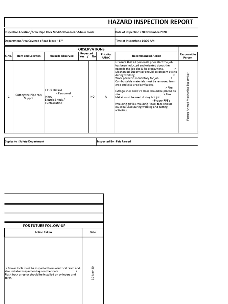 EHS Advance Topic Assignment 01 | PDF | Hazards | Workplace
