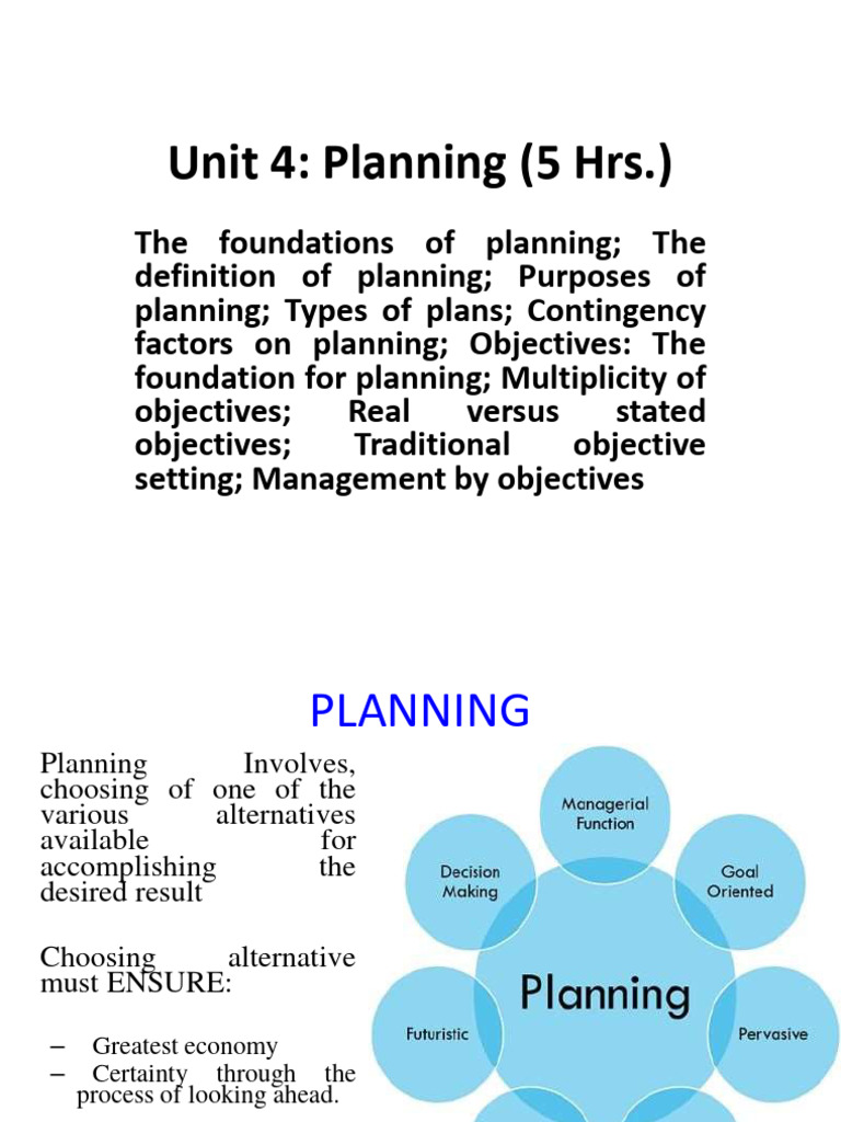 Principle of Management | PDF | Goal | Planning