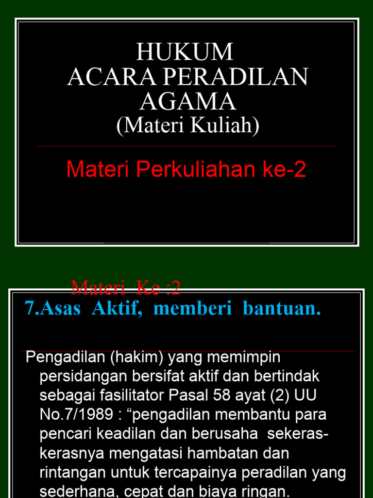 Materi Ke 2 Hap Agama PWP | PDF