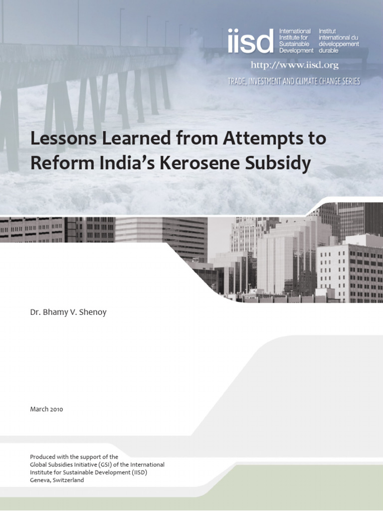 Kerosene subsidy lessons | PDF | Subsidy | Petroleum