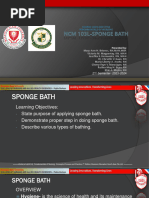 New 011 - Tepid Sponge Bath | PDF | Nursing | Health Sciences