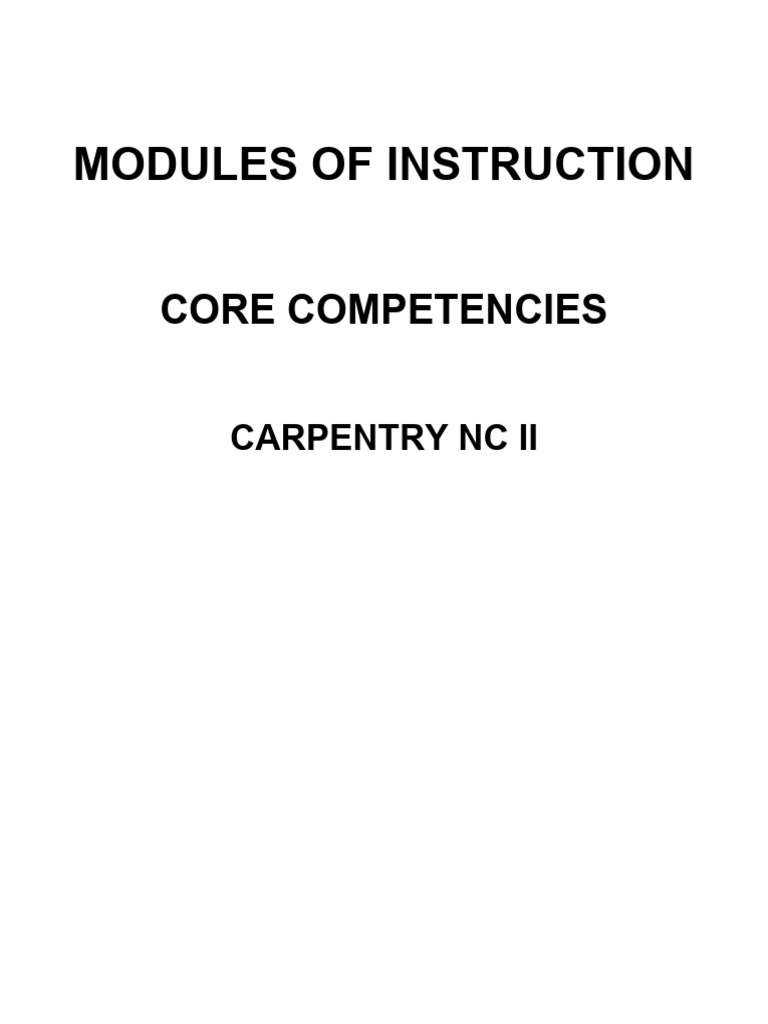 Fabricate Install and Remove Wooden Formworks CBC | PDF | Carpentry ...