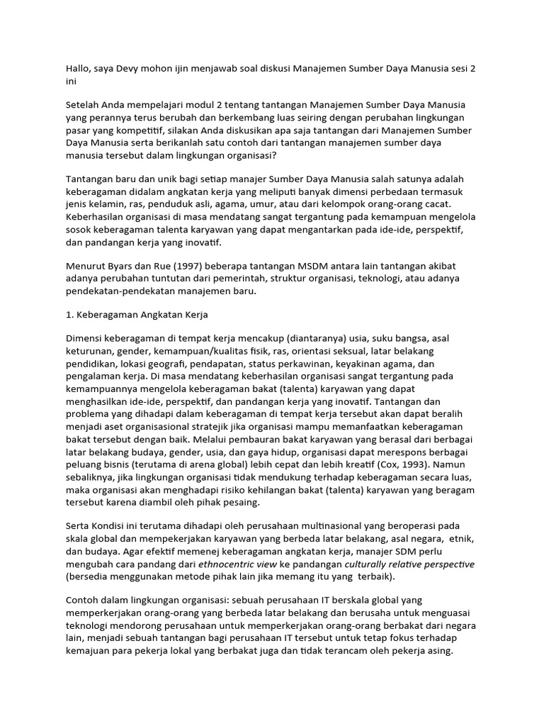 Jawaban Diskusi Sesi 2 | PDF