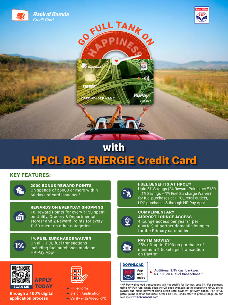 HPCL Product Leaflet | Download Free PDF | Credit Card | Loyalty Program
