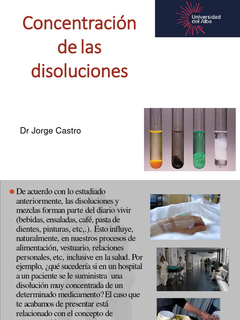 4 Disoluciones | PDF | Concentración | Solubilidad
