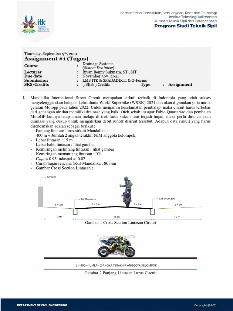 Drainase Tugas | PDF | Sains & Matematika | Teknologi & Rekayasa