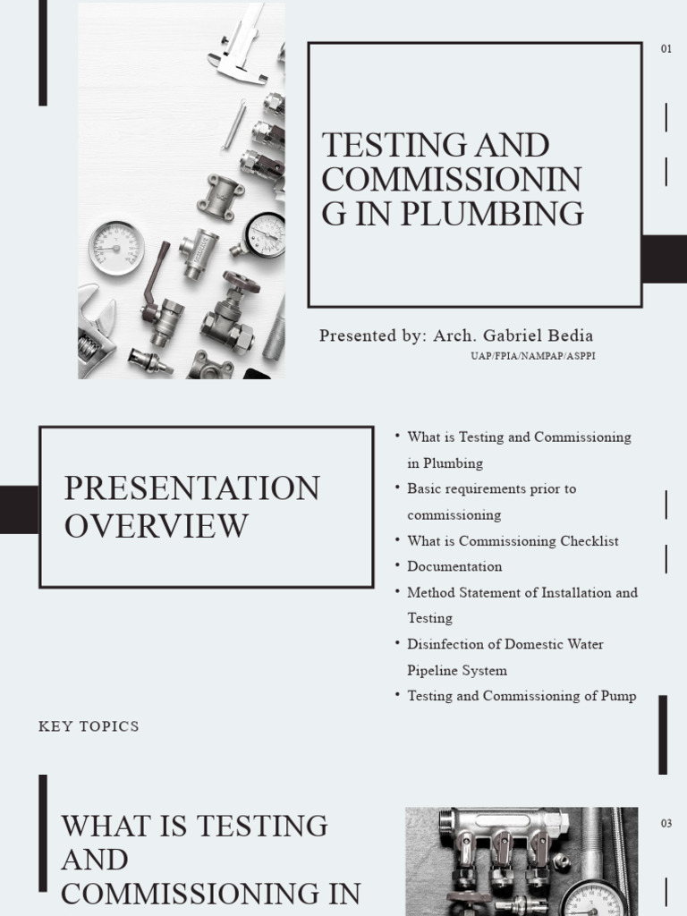 Plumbing Testing and Commissioning Guide | PDF | Pipe (Fluid Conveyance ...