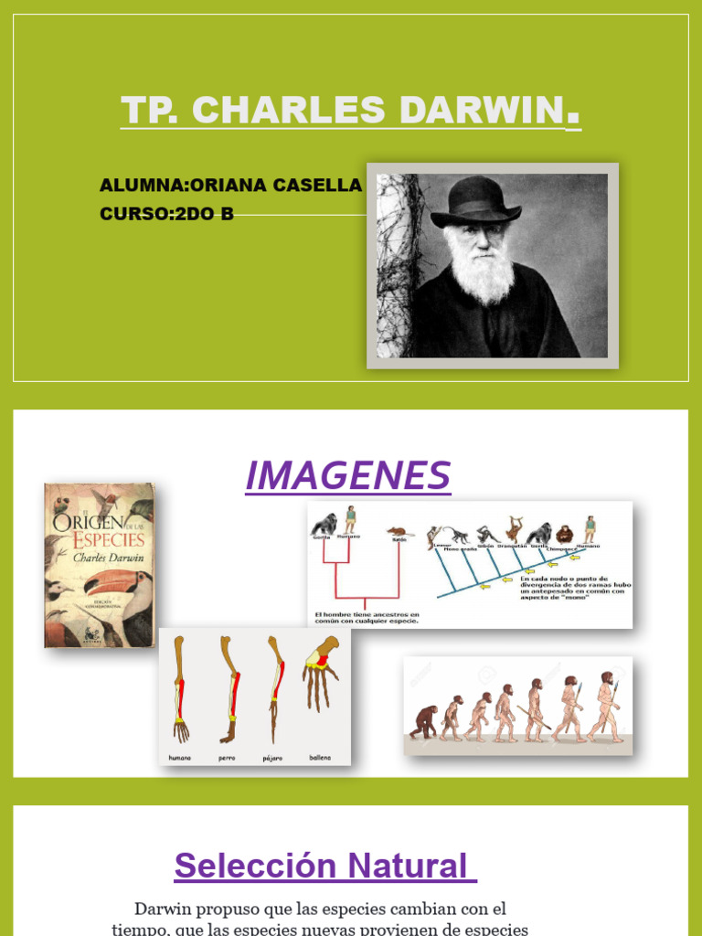 TP Power Point | PDF | Evolución | En el origen de las especies