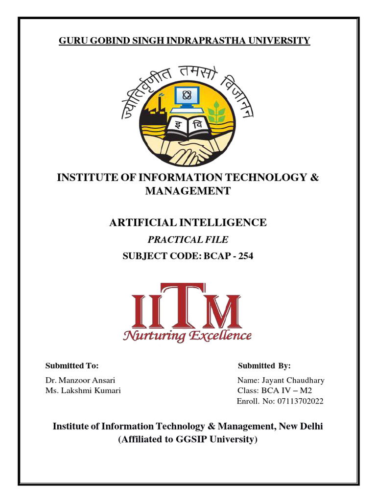 Jayant Aiiii | PDF | Python (Programming Language) | Algorithms And Data Structures