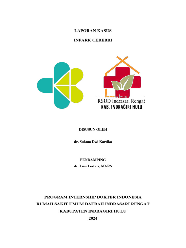 Laporan Kasus Infark Cerebri | PDF | Sains & Matematika