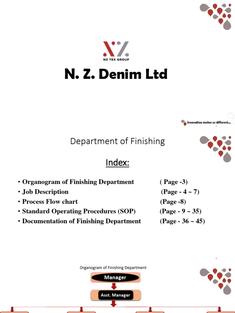 Department of Finishing | PDF