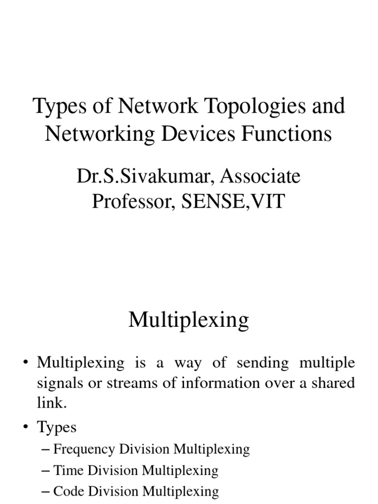 WINSEM2023-24 BECE401L TH CH2023240502622 Reference Material I 04-01-2024 Types of Topologies ...