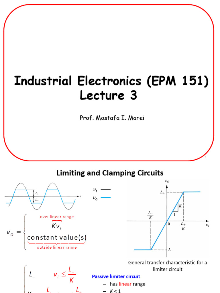 3 Diodes Applications | PDF | Electrical Equipment | Semiconductors