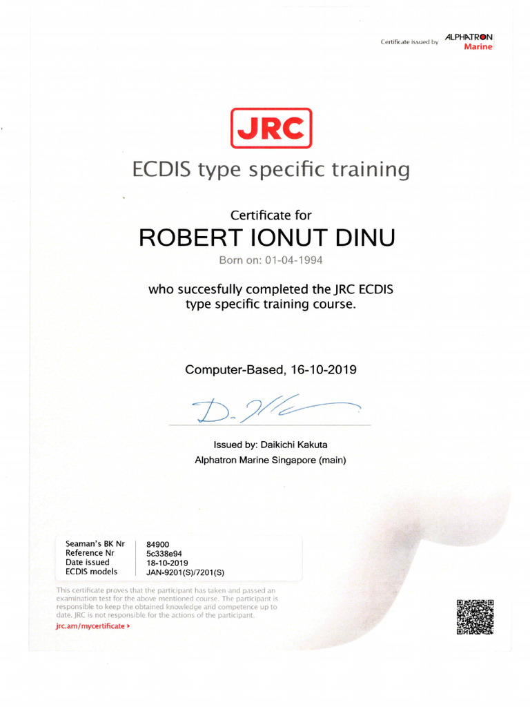 Ecdis Jrc Pdf