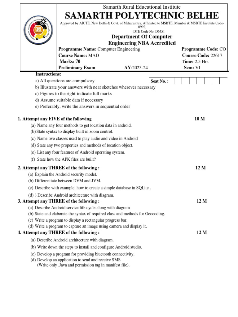 MAD PrelimanaryVI | PDF | Android (Operating System) | Google Play