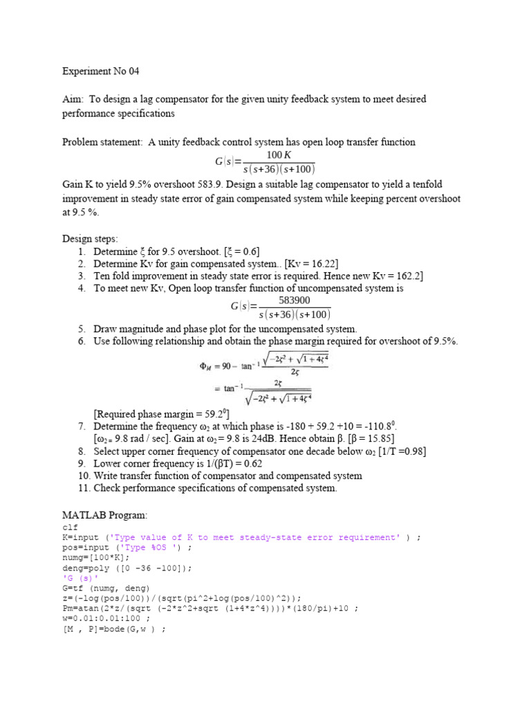 CSD Lab-Exp 4 | Download Free PDF | Electronics | Electrical Circuits