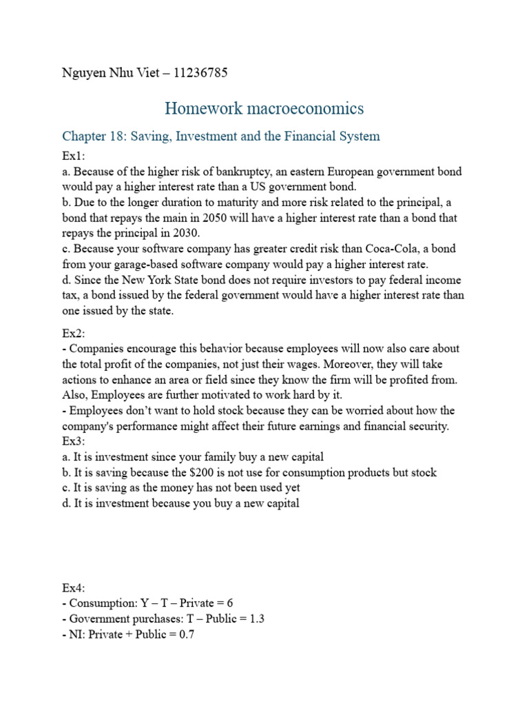 macroeconomics chap 18 | PDF | Interest | Interest Rates