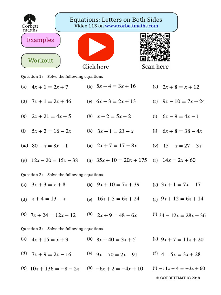 Equations-letters-both-sides-pdf | PDF | Equations | Applied Mathematics