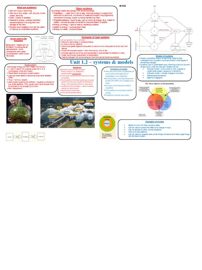 Understanding Systems and Models | PDF | Ecosystem | Soil