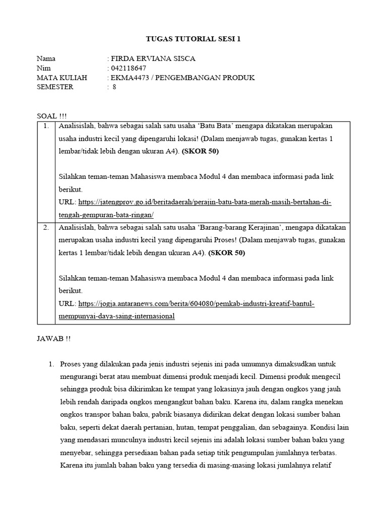 Tugas 1 Kewirausahaan | PDF | Seni