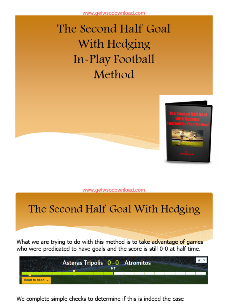 Second Half Goal With Hedging Explained | PDF | Hedge (Finance ...