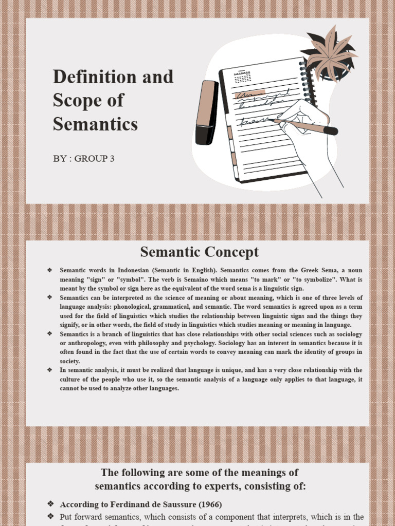 PPT SEMATIK | PDF | Semantics | Word