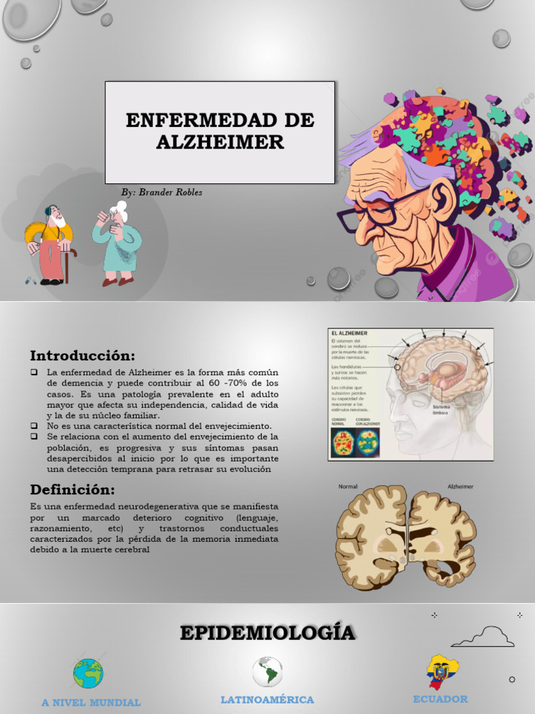 Enfermedad de Alzheimer: Causas y Tratamiento | PDF | Enfermedad de ...