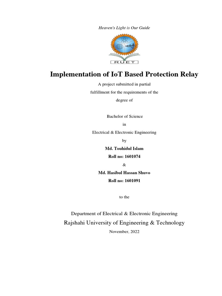 Projectbook Final | PDF | Rectifier | Internet Of Things