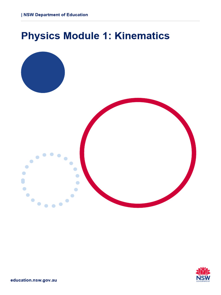 Physics Module 1 Guide | PDF | Velocity | Acceleration