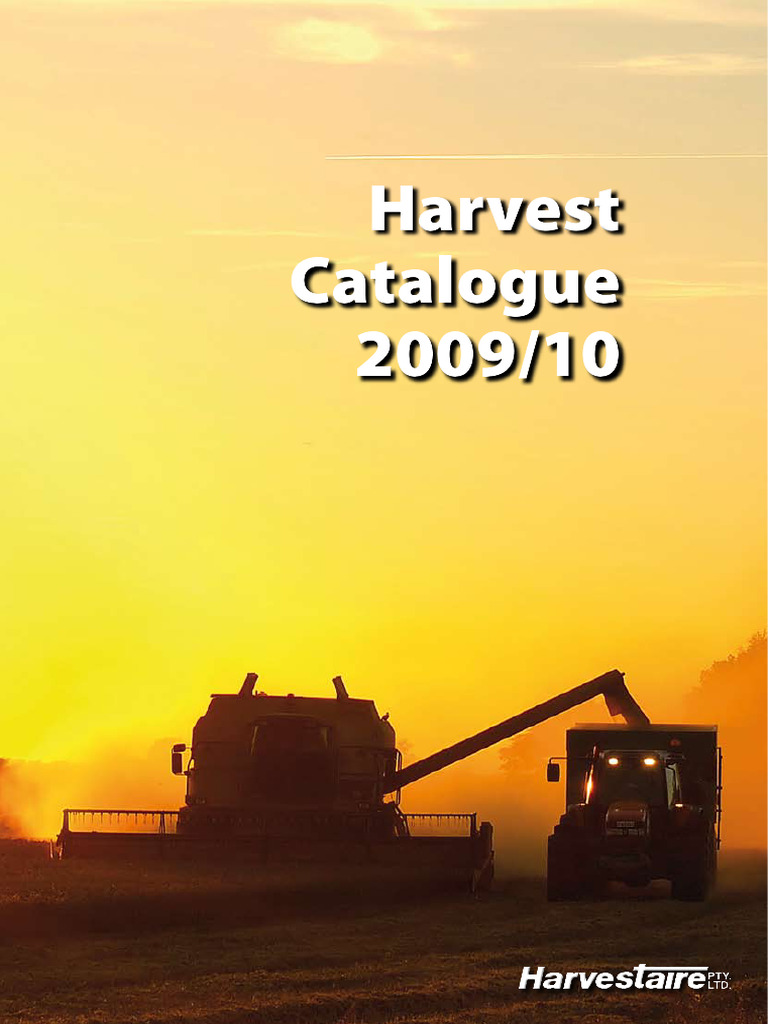 Harvestaire 2009/10 Parts Catalogue | PDF | Technology & Engineering
