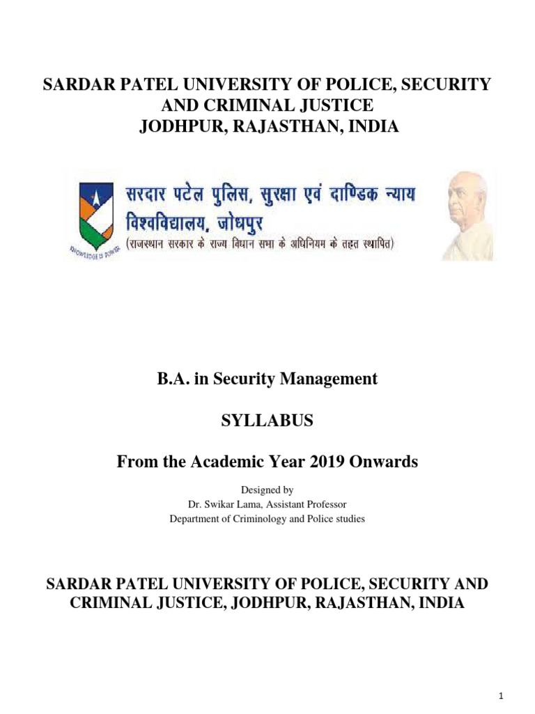 BA Security Management Final PDF | Download Free PDF | Prison ...