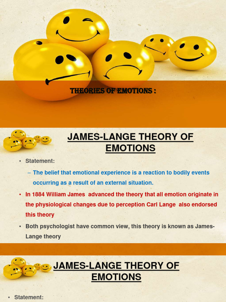 Theories of Emotion | PDF | Emotions | Cognitive Psychology
