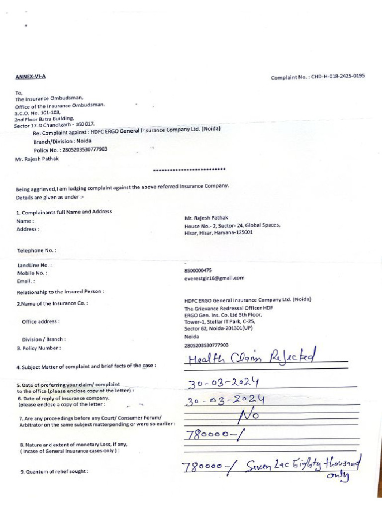 Raghav Annexure VI-A | PDF