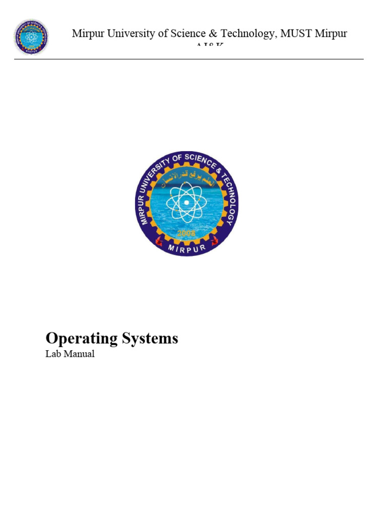 Operating System_LabManual v2 | PDF | Operating System | Installation (Computer Programs)
