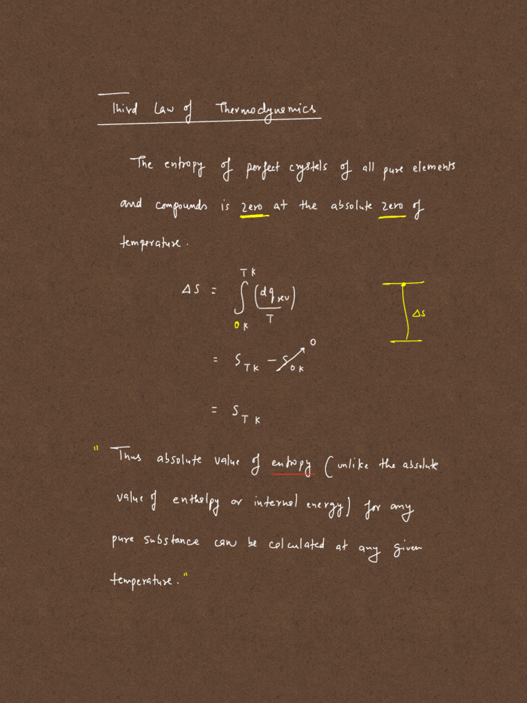 3rd Law & Thermochemistry | PDF | Entropy | Scientific Phenomena