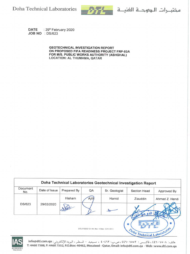 Geotechnical Interpretative Report | PDF