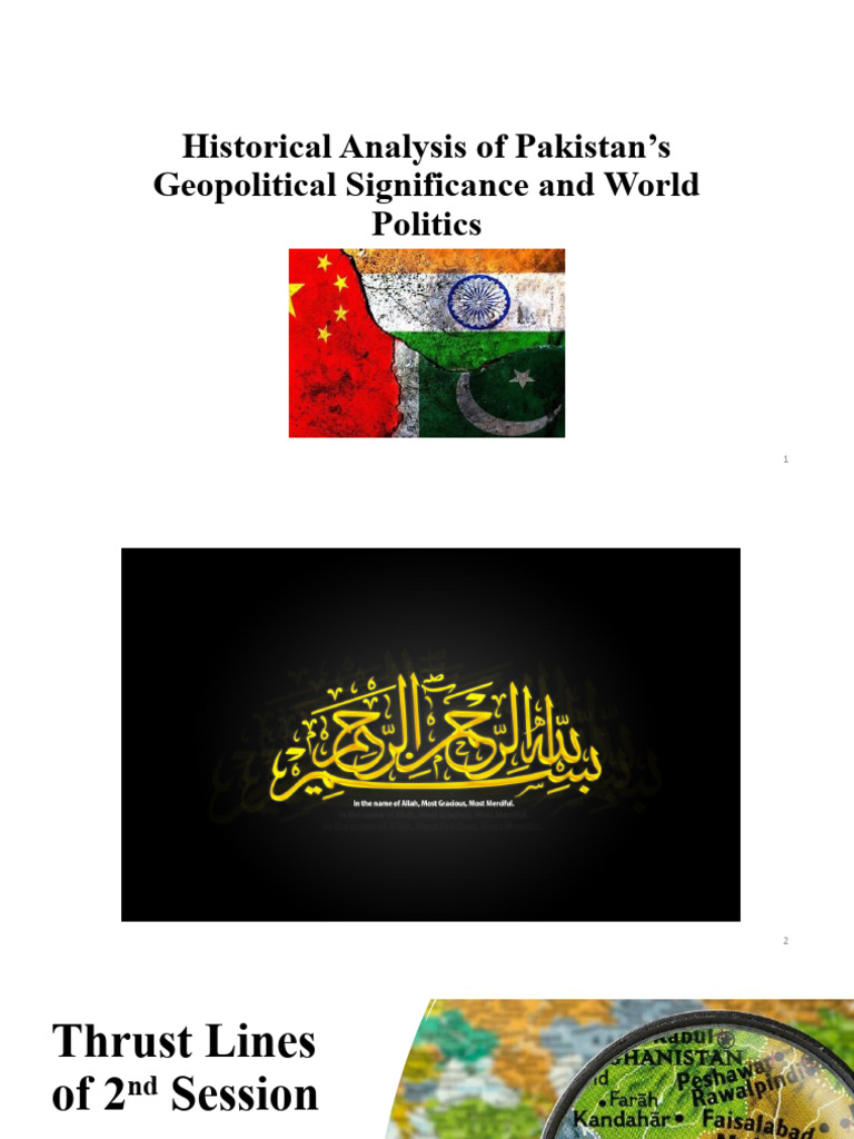 Geopolitics 2 27092023 015927pm | PDF | Pakistan | Geopolitics