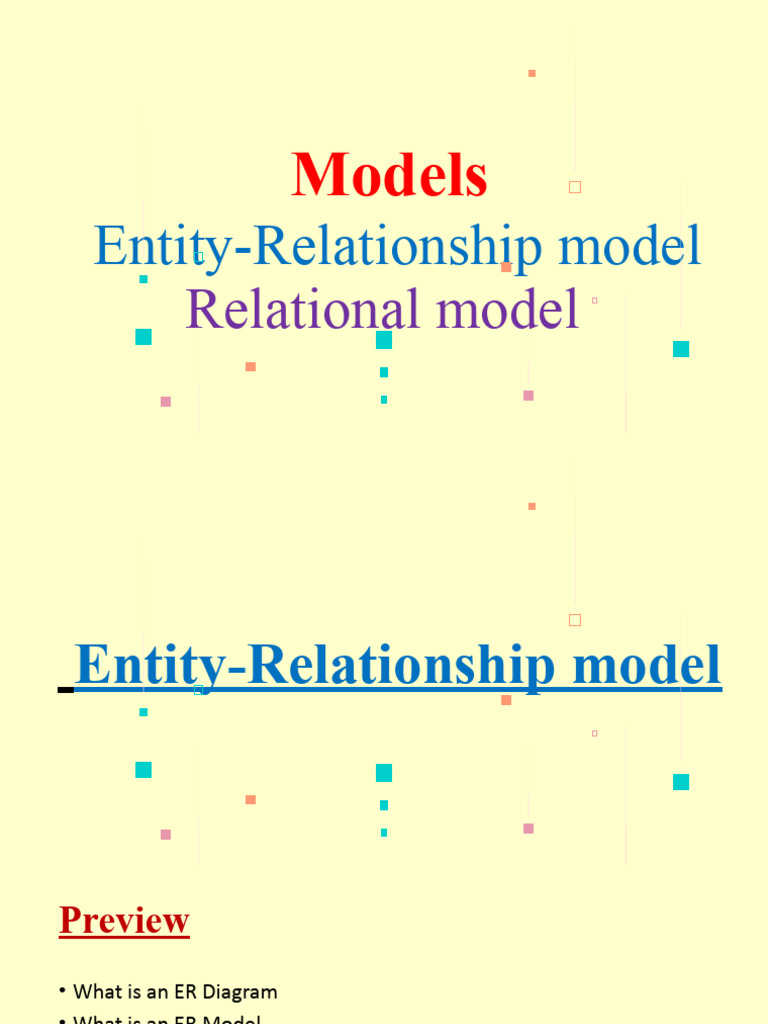 Lecture 2 Models Download Free Pdf Relational Database Relational Model
