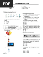 Latihan Soal Materi Tekanan Kelas 9 SMP | PDF | Sains & Matematika