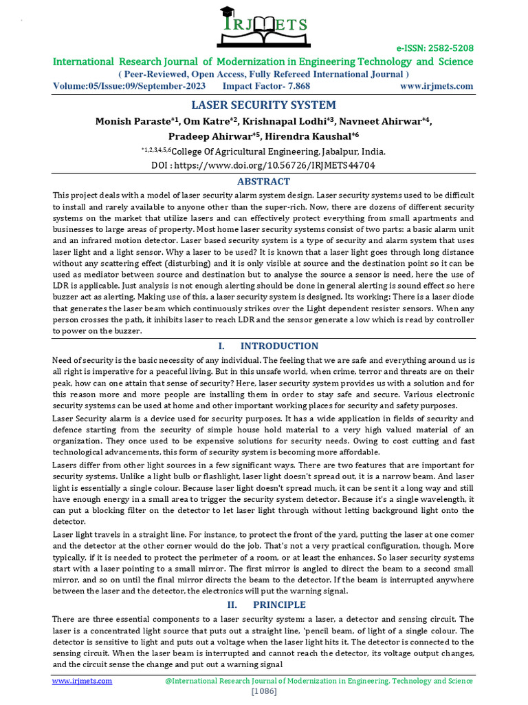 Fin Irjmets1695033265 | PDF | Rechargeable Battery | Capacitor